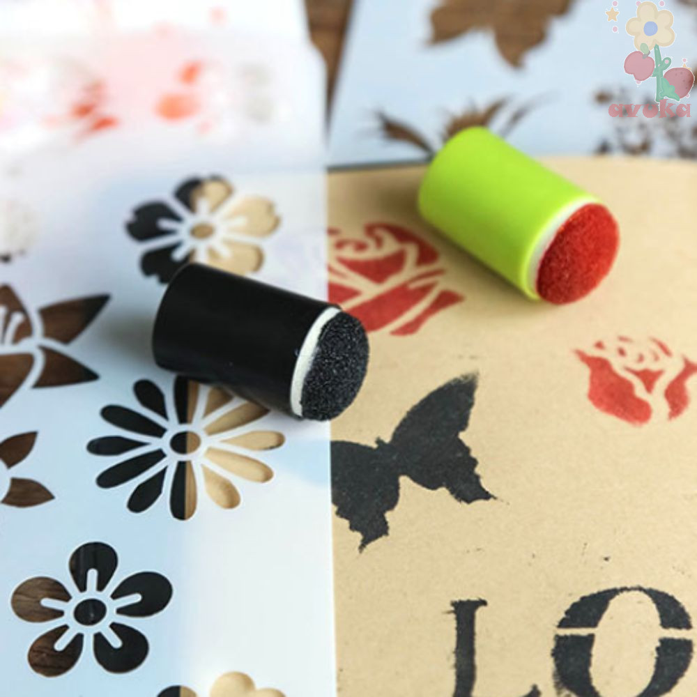 AVUKA 40 ชิ้น/เซ็ต Finger Daubers, Inking Staining Small Size Finger ...