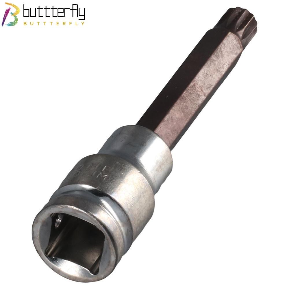 BUTTTERFLY Triple Square Bit, S2 Steel 4" ความยาว Spline Bit Socket ...