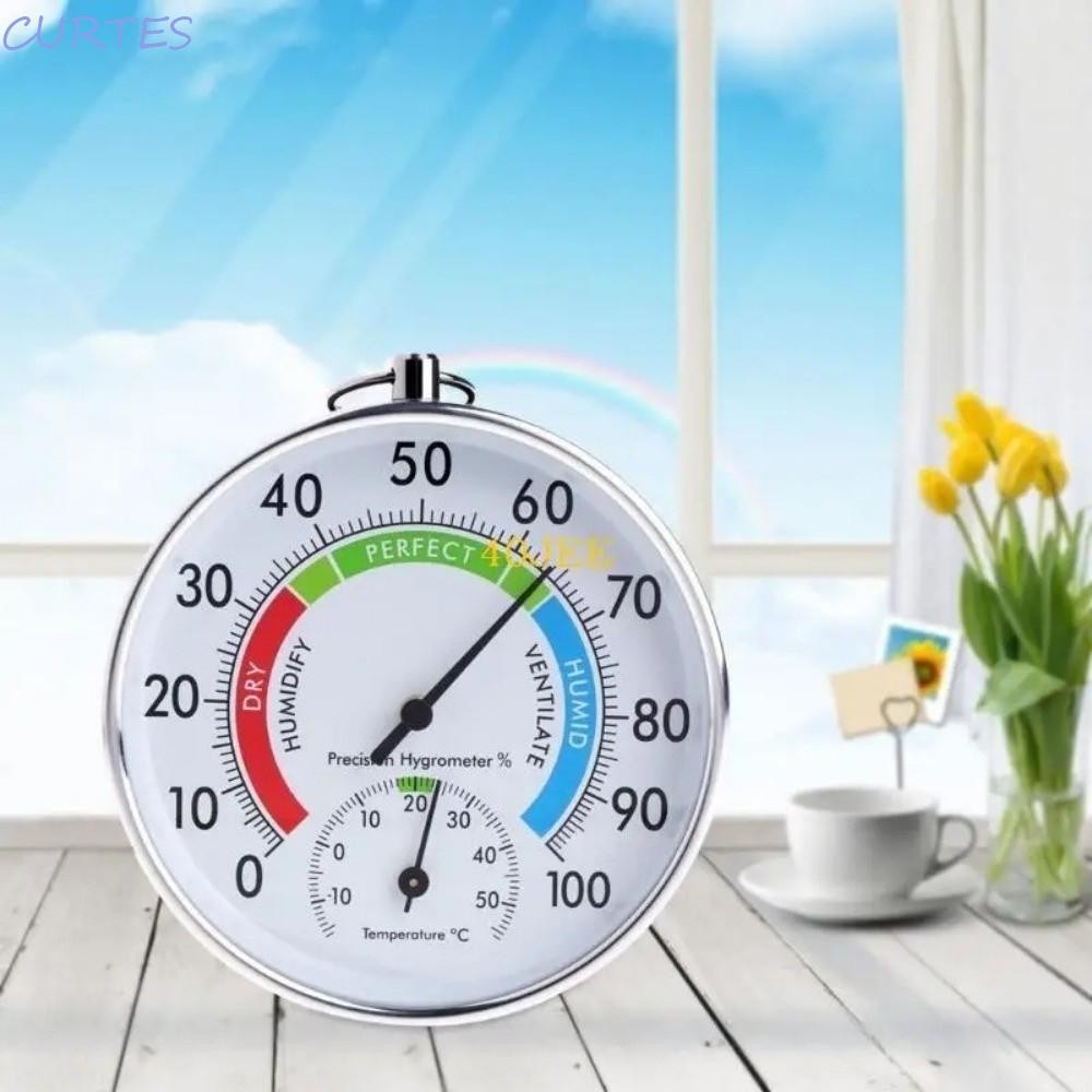 CURTES Analog Thermo-hygrometer, Analog Display Wall-mounted Sensor ...