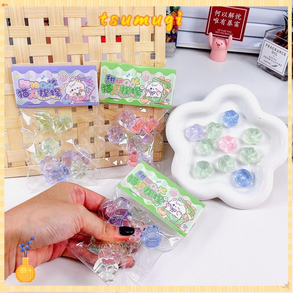 TSUMUGI Fidget Toy, Cat Pinch Squeeze Toy,ที่ไม่ซ้ํากันความเครียดบรรเทา ...