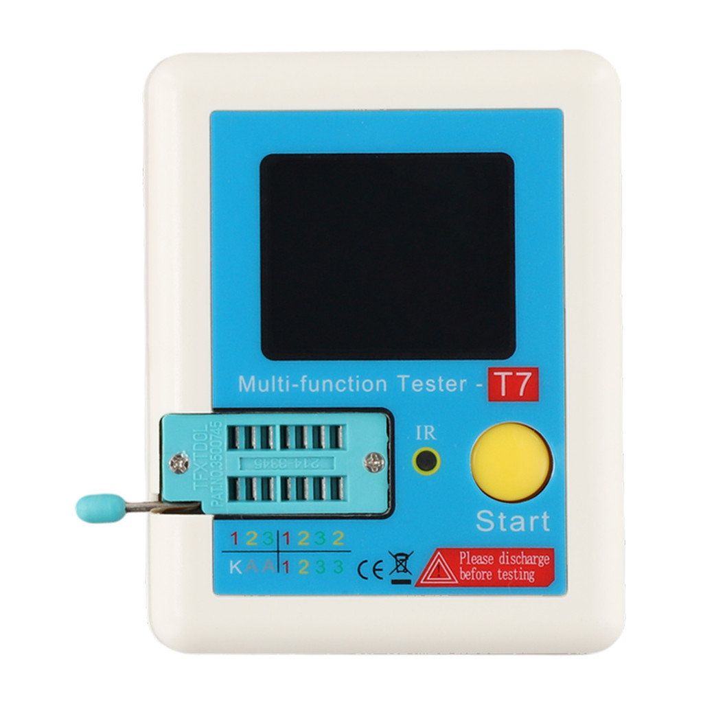 [BETL]LCR-T7 เครื่องทดสอบทรานซิสเตอร์หลายเมตร หน้าจอ TFT ขนาด 3.5 นิ้ว LCR NPN ESR PNP MOSFET ...