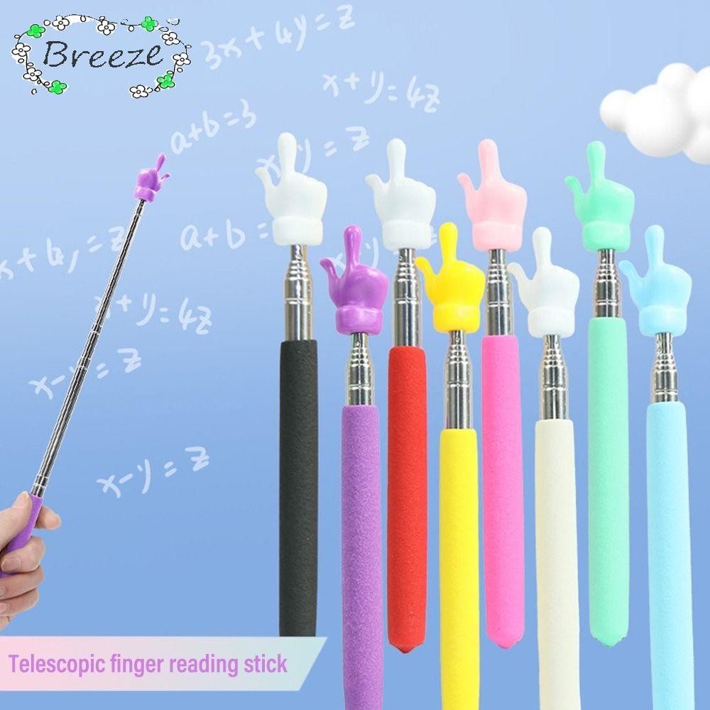 BREEZE Teaching Stick Retractable Telescopic Rod Finger Design การสอน ...
