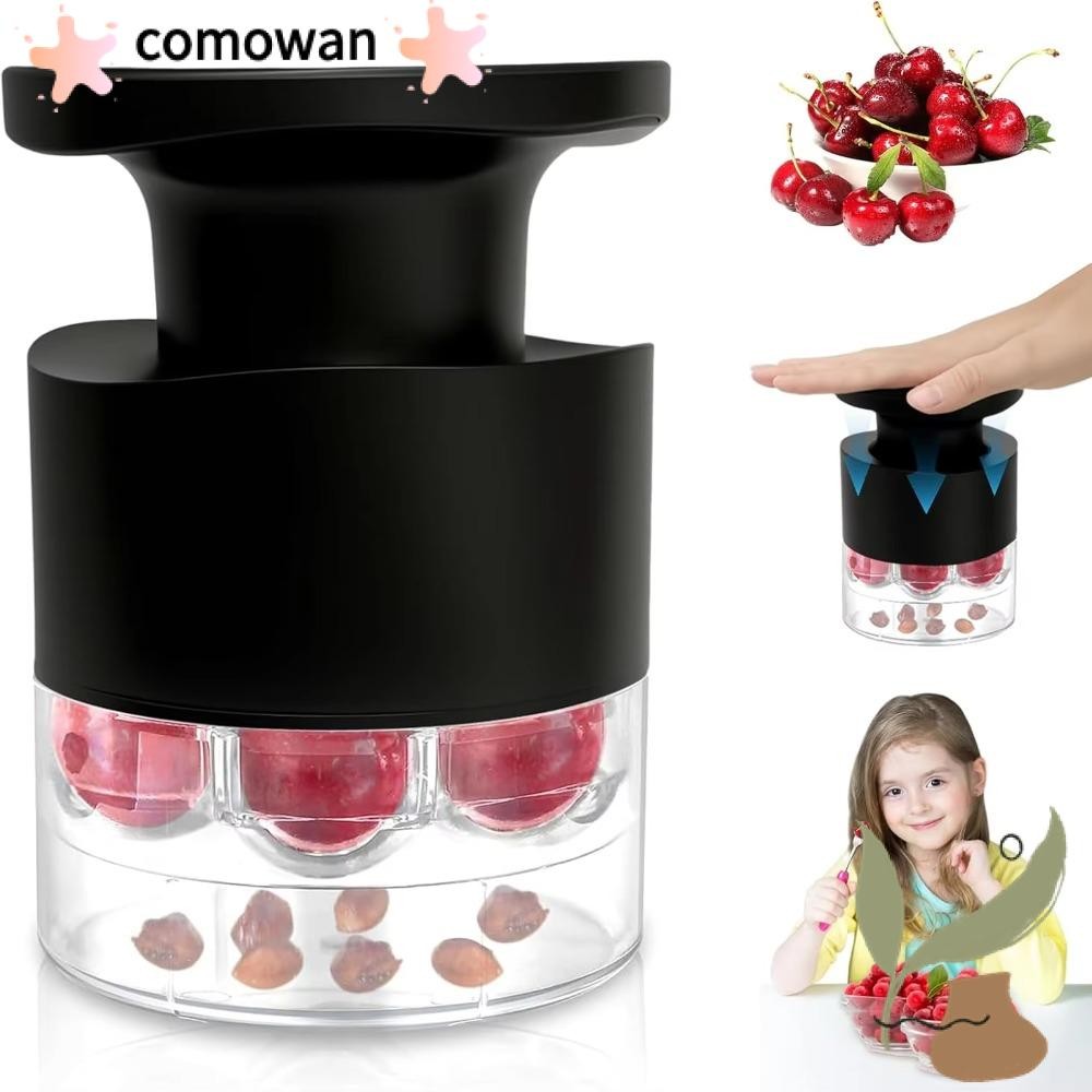COMOWAN Cherry Pitter, พลาสติก 7 หลุมพุทรา Pitter, คุณภาพสูงโปร่งใส ...
