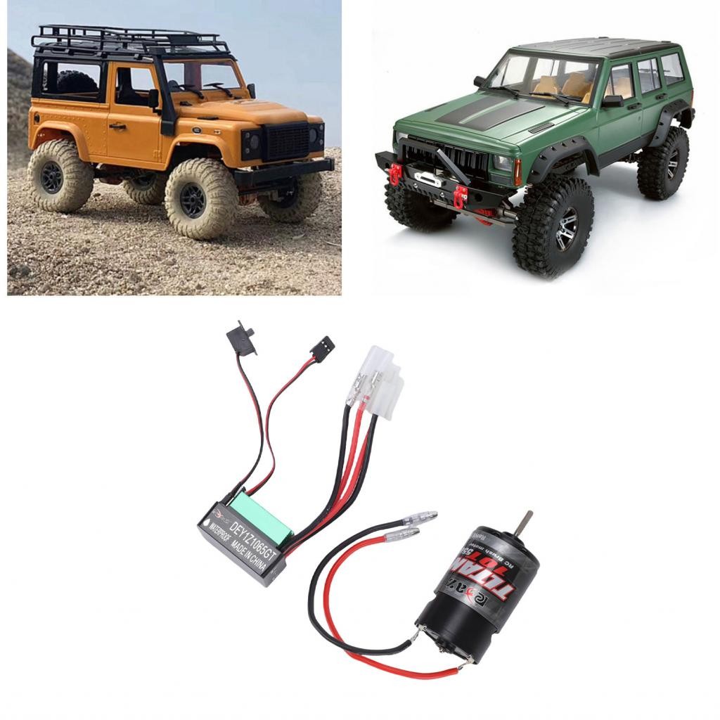 localcamera-TH RC Brushed Motor ESC Combo ชุด Fit สำหรับ ARRMA รถ 550 ...