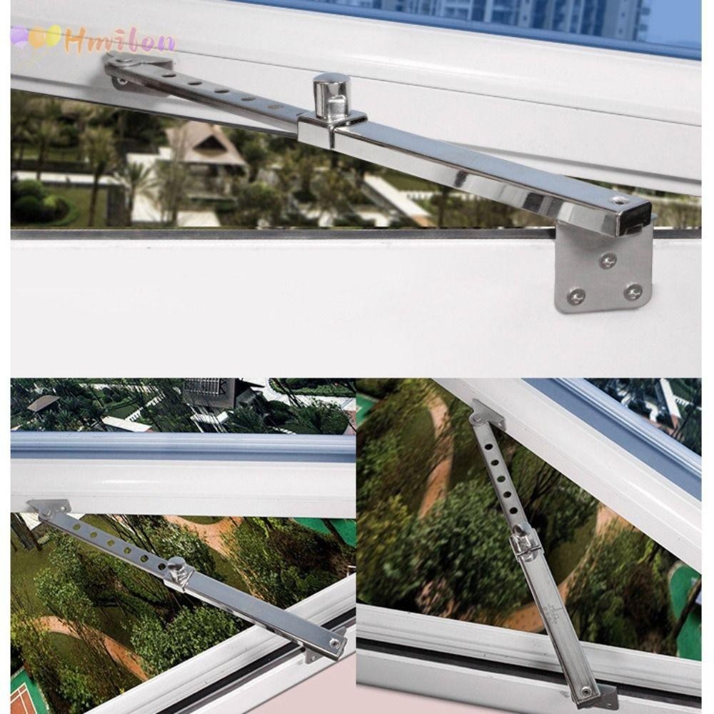HMILON Window Limiter สแตนเลส Gusset Fixed Brace Stopper เด็กล็อคความ ...