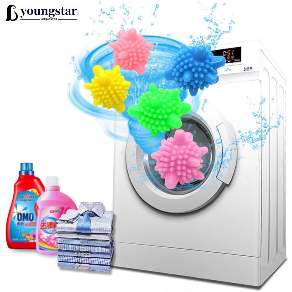 YST 1 PC Multicolor Decontamination Laundry Ball Anti-Tangle เครื่องซัก ...