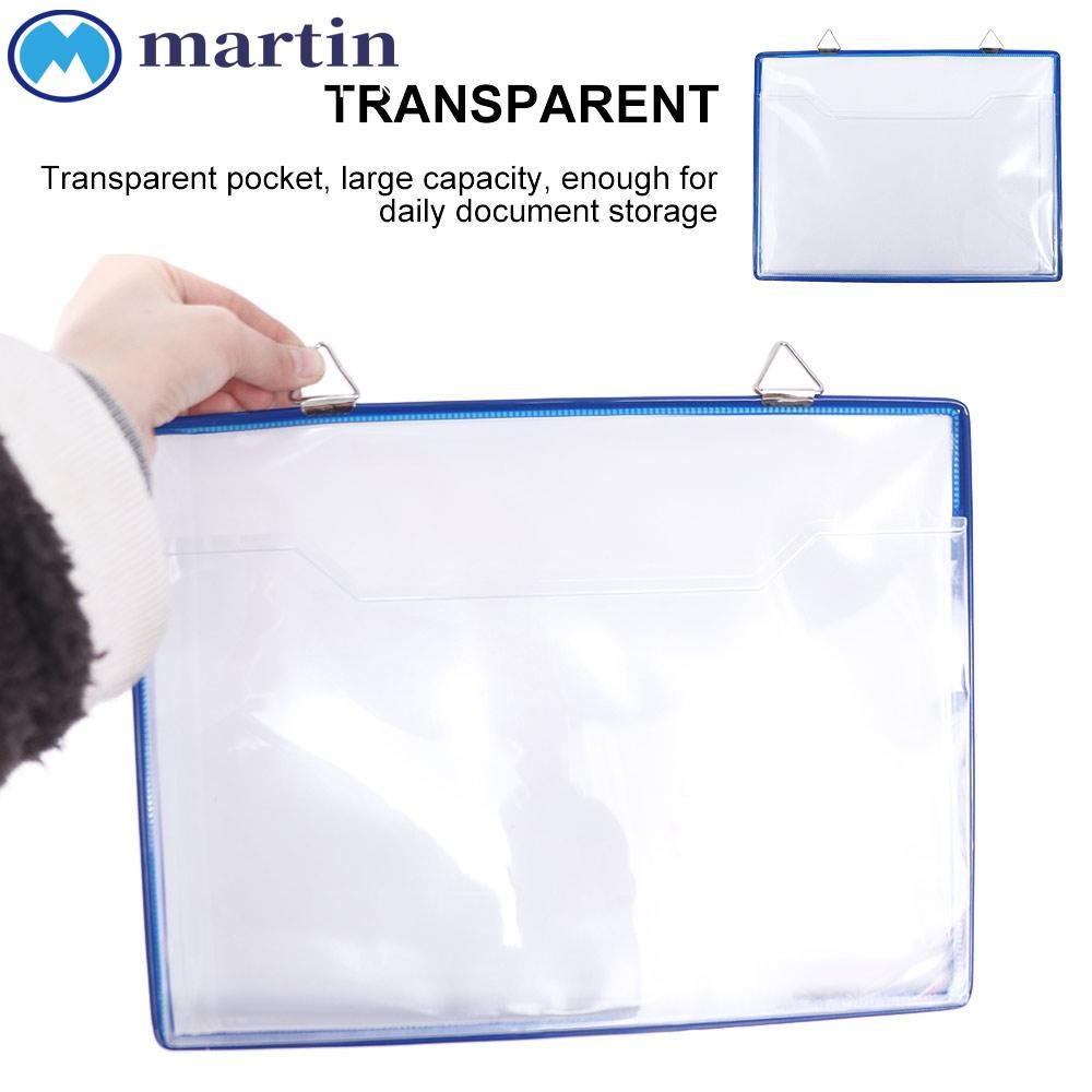 MARTIN A4 ใบเสร็จรับเงิน, โฟลเดอร์แฟ้มต้านทานน้ําแขวนผนัง, แบบพกพาพร้อม ...