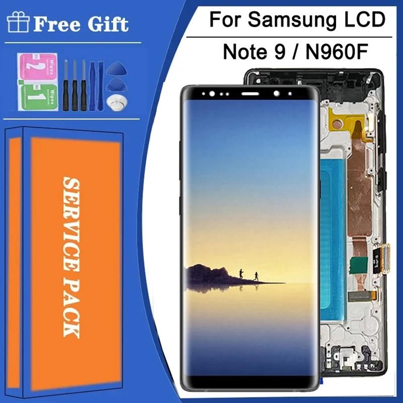 100% ทดสอบสําหรับ Samsung Note9 จอแสดงผล LCD Touch Screen Digitizer ...