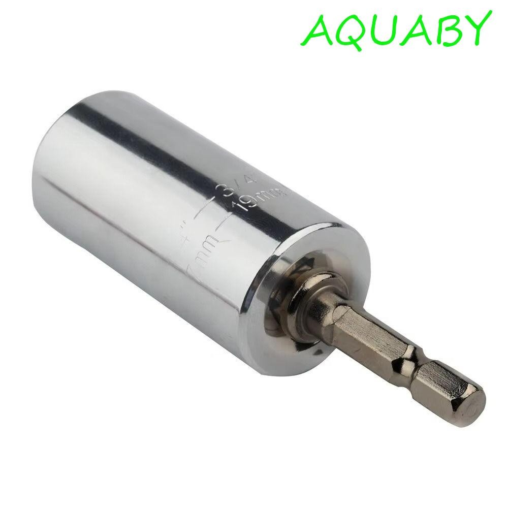 AQUABY ชุดประแจกระบอกวงล้อ, 7-19 มม.ขยาย Rod Universal Socket Adapter, ทนทานมัลติฟังก์ชั่นสกรู ...
