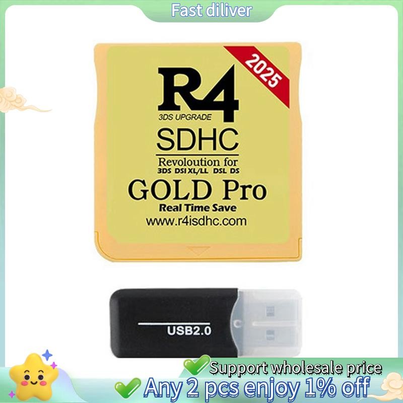 R4 Burning Card Flash Card R4 SDHC Card COM Card Dual Core R4 Game Gold ...