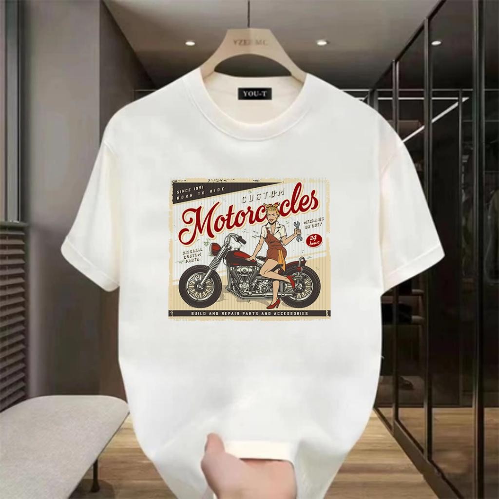 K-REA TEE เสื้อยืดเเฟชั่นใหม่ พิมพ์ลายเท่ๆแนววินเทจ มี5สี ให้ได้เลือก ...