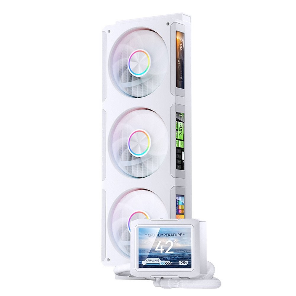 Qiao Sibo TF3-360SC แบบบูรณาการจอแสดงผลหน้าจอระบายความร้อนด้วยน้ํา ARGB คอมพิวเตอร์พัดลม CPU แบบ ...