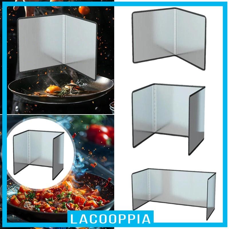[Lacooppia] Grease Splatter Guard Backsplash Oil Barrier อเนกประสงค์ ...