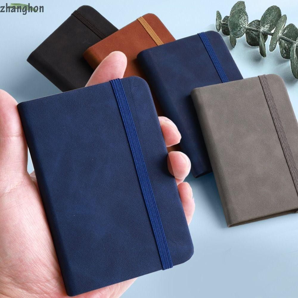 ZHANGHONG A7 Notebook,แบบพกพาPU Cover Mini Notepad,กระเป๋า Memo Pad ...