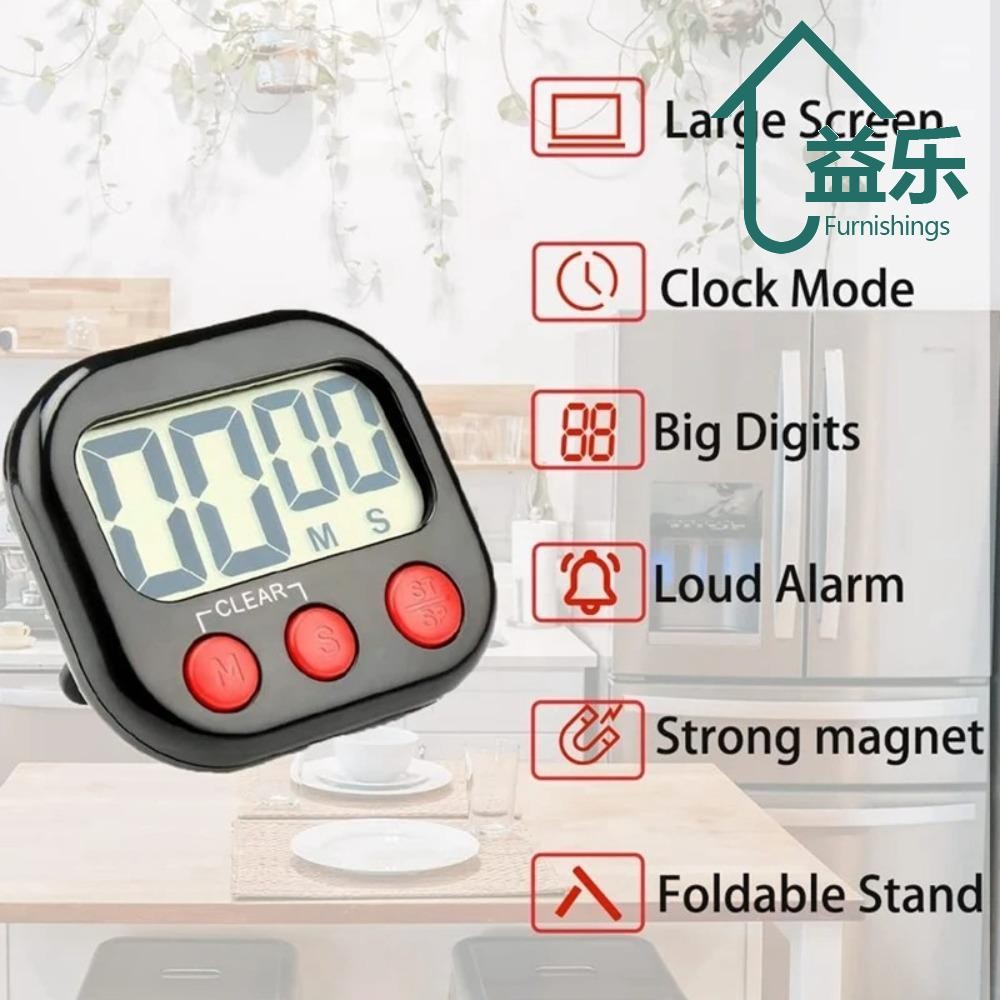 แอนติNON Visual Counting Timer,นาฬิกาจับเวลา Multi-function Digital Kitchen Timers,แบบพกพาTime ...
