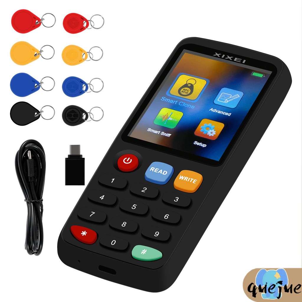 สมาร์ทการ์ด RFID เครื่องถ่ายเอกสารแบบพกพา 125 KHz ID Card Reader Writer ...