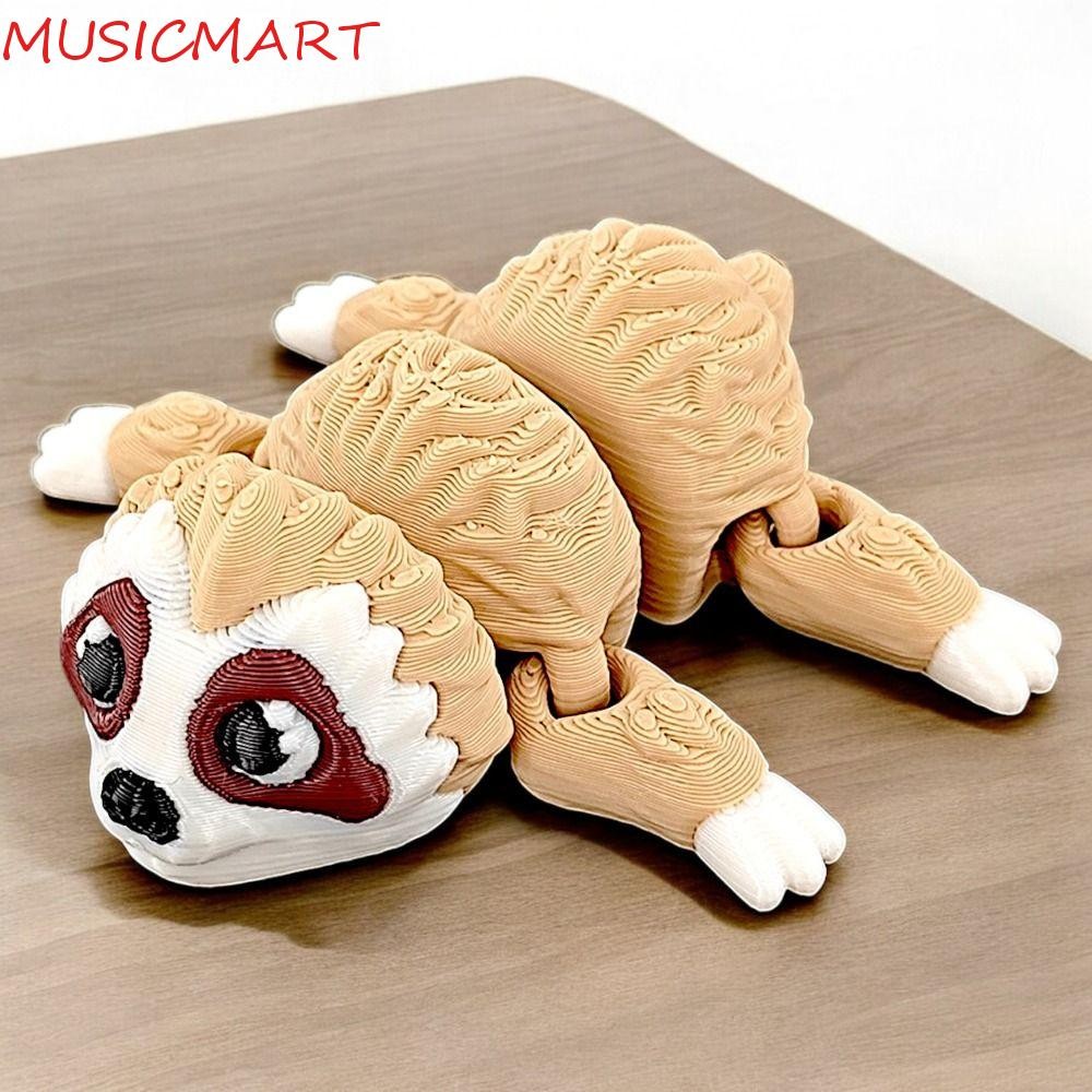 MUSICMART Mini 3D พิมพ์ Sloth, หัตถกรรมสมจริง 3D พิมพ์ Sloth ...
