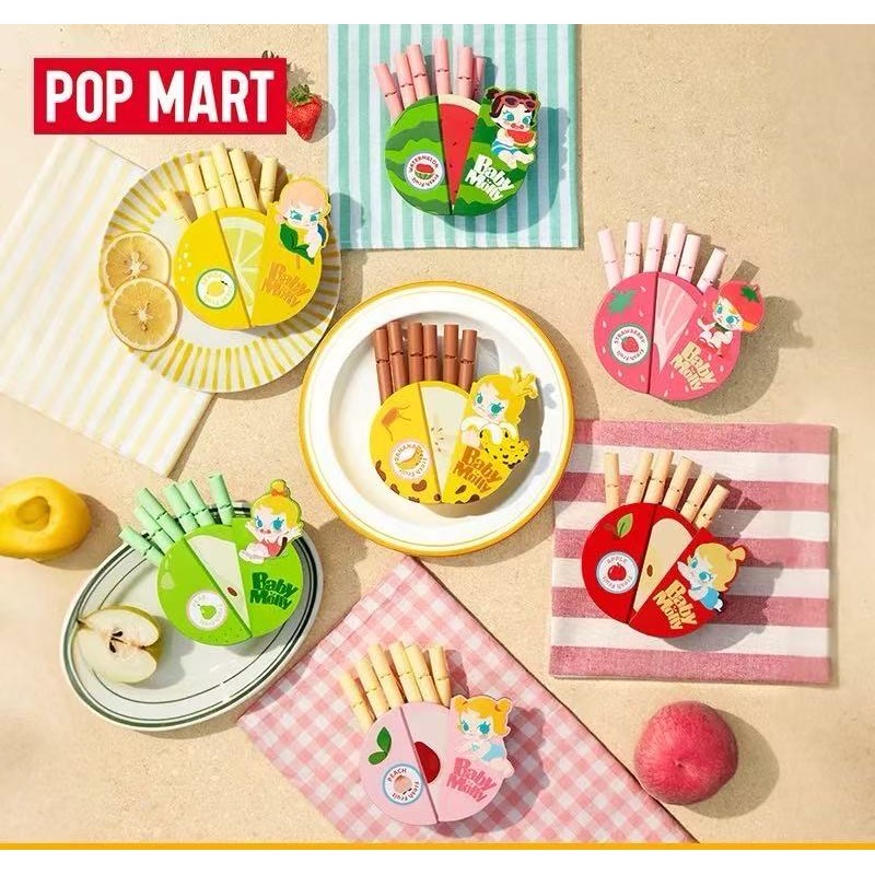 POPMART-Baby Molly Fruit Color Fragrance Blind Box Seal Clip Magnetic ...