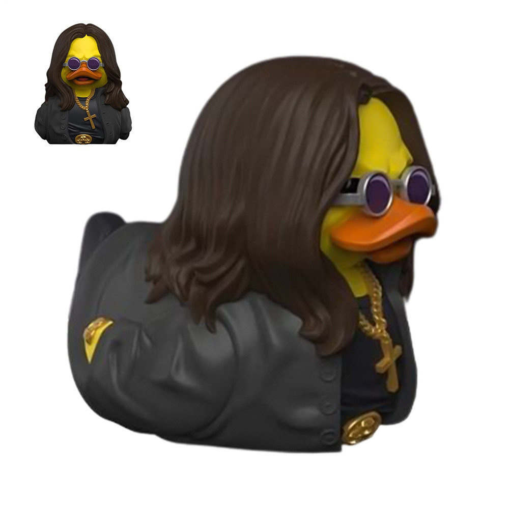 Duck Resin Statue Mini OZZY OSBOURNE Series Glasses Duck Figure Small ...