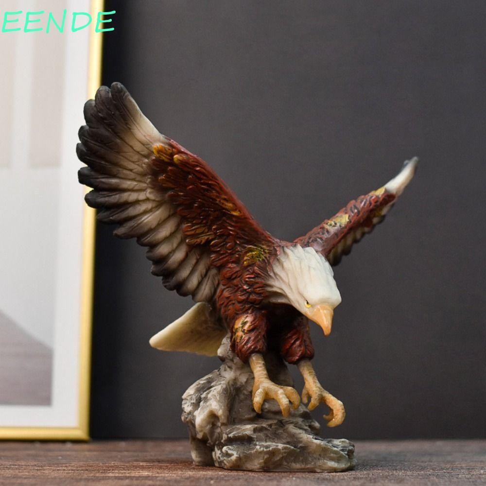 EENDE รูปปั้น Eagle ศิลปะเรซินสไตล์อเมริกันสมัยใหม่ ของตกแต่งสำหรับเป็น ...
