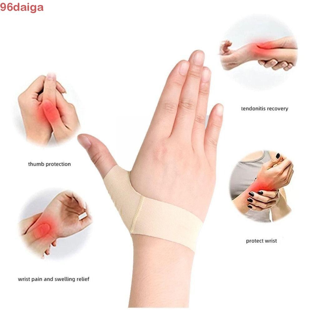 DAIGA Tenosynovitis Relief, Elastic Soft Thumb Protection, Thumb Sleeves Low-Intensity Support ...