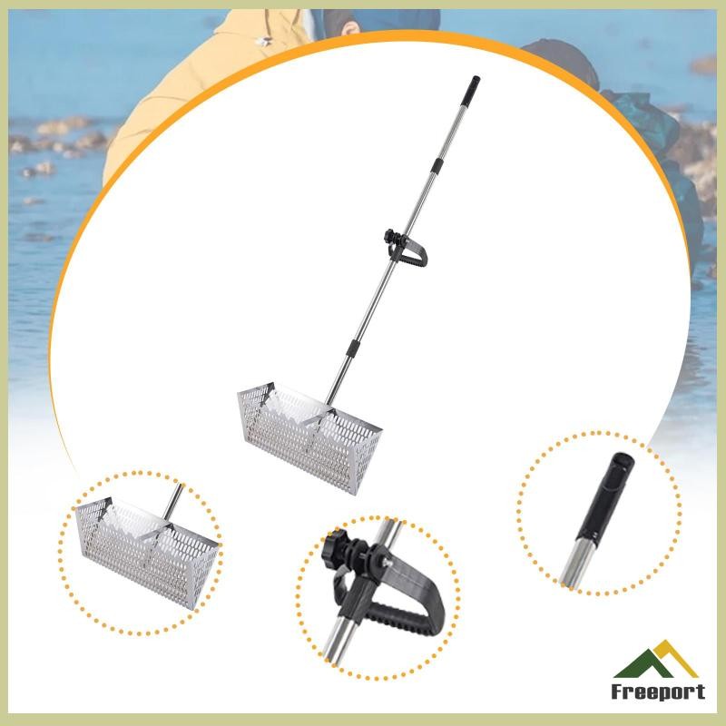 [Szgqmyyx1] Sand Sift Rake เครื่องมือตาข่ายด้ามยาวสําหรับใช้เตรียมและ ...
