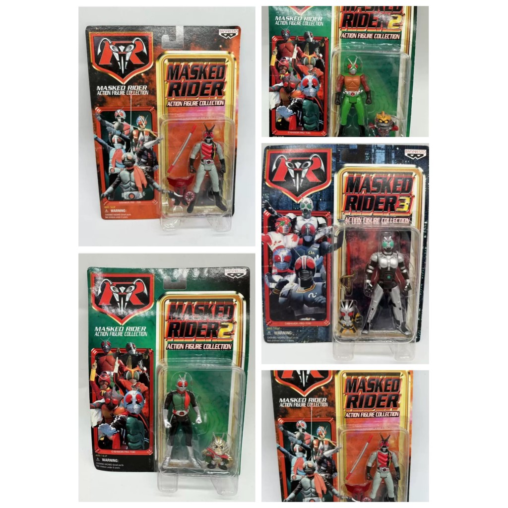 [ของแท้] Banpresto Masked Rider Action Figure Collection ของเล่นรูปการ ...
