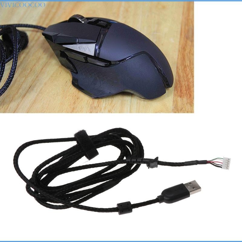 VIVI USB Mouse Cable Replacement สําหรับ G502 เมาส์เกมสําหรับสายเปลี่ยน ...