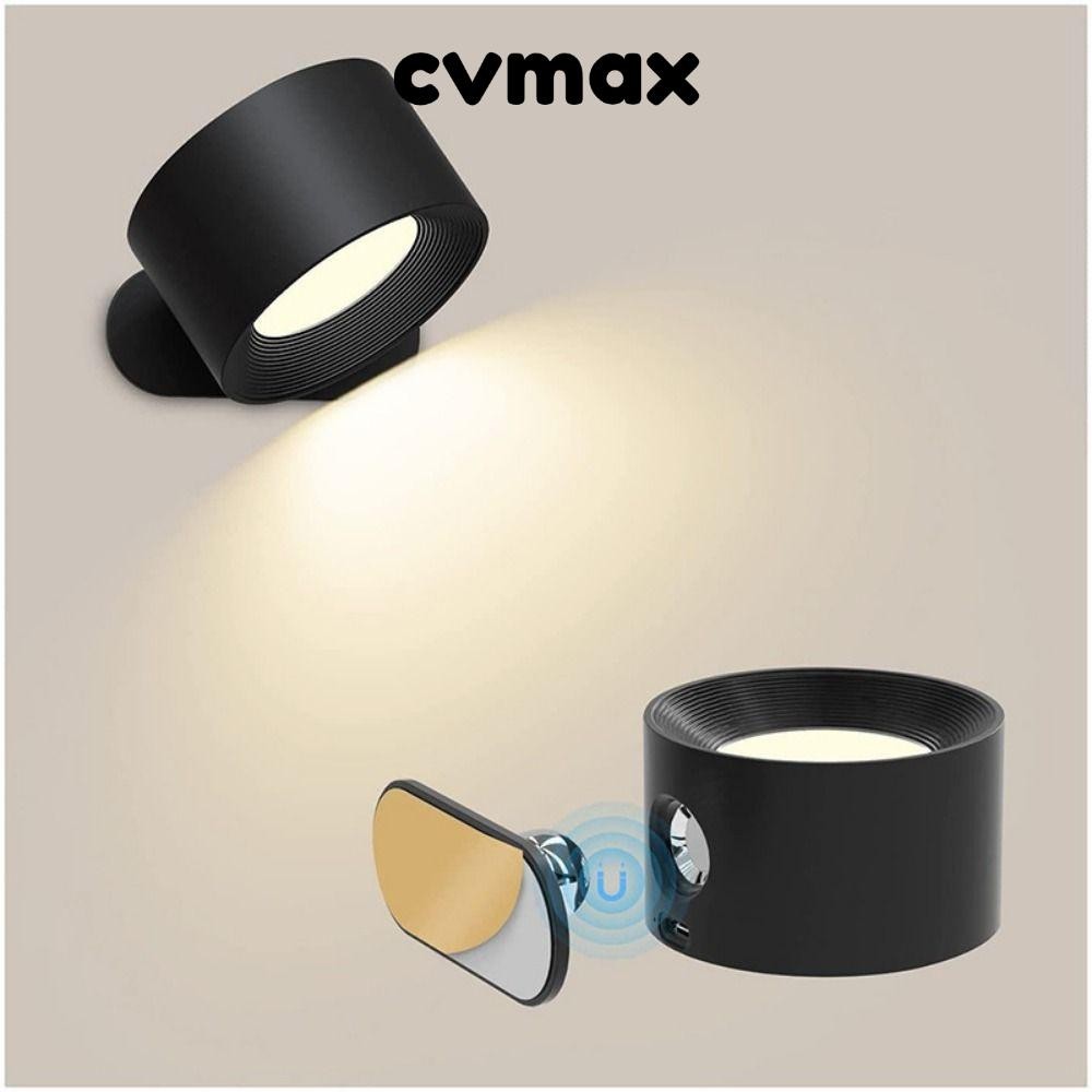 ไฟอ่านหนังสือ CVMAX อุณหภูมิ 3 สีไร้สายพร้อมไฟผนังแบตเตอรี่แบบชาร์จไฟได้ | Shopee Thailand