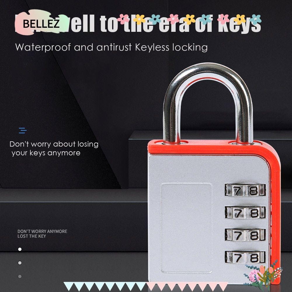 BELLEZ Combine Lock Padlock Hardware Gym Bag กันขโมย Weatherproof ...