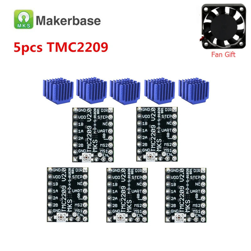 TMC2209 stepper driver controller TMC 2209 เครื่องยนต์ stepstick ...