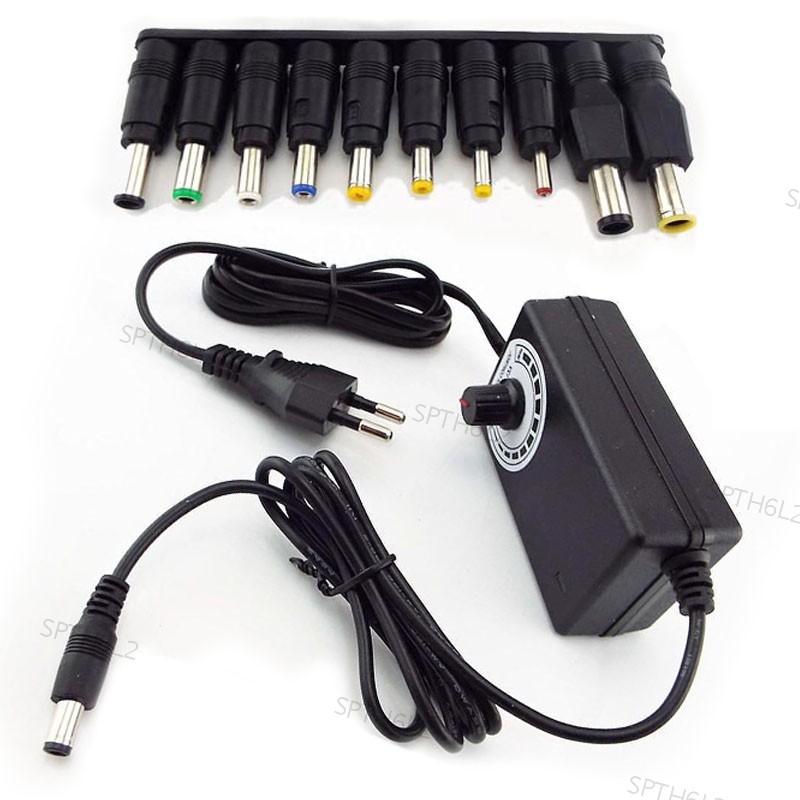 Universal ปรับกล้องวงจรปิดอะแดปเตอร์ AC 100-240V ถึง DC 3-12V 3A 36W ...