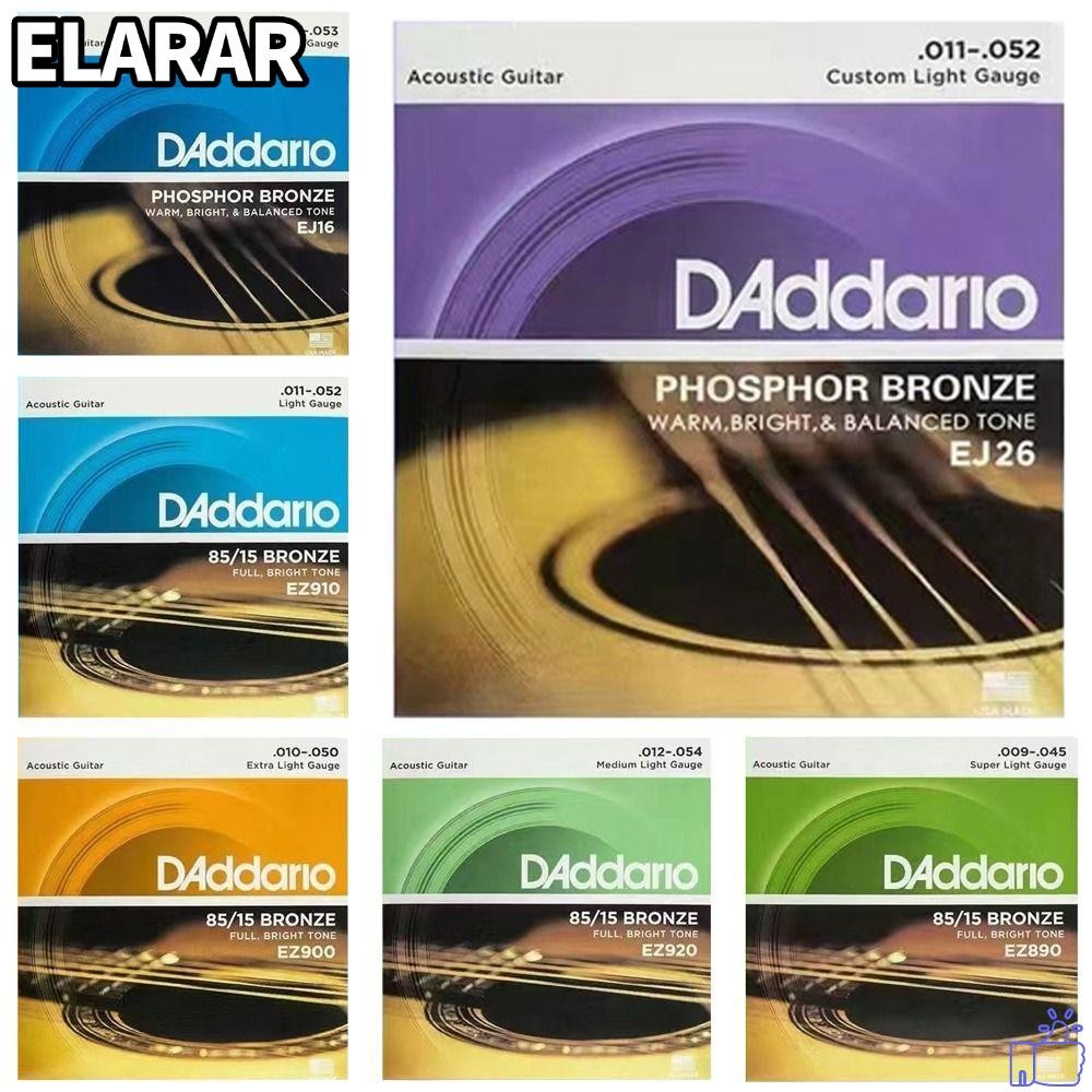 เอลรา‌R สายกีต้าร์, สายกีต้าร์โปร่ง Nickel Winding Bronze, ซ่อมทนทาน Rich Full Tonal Spectrum ...