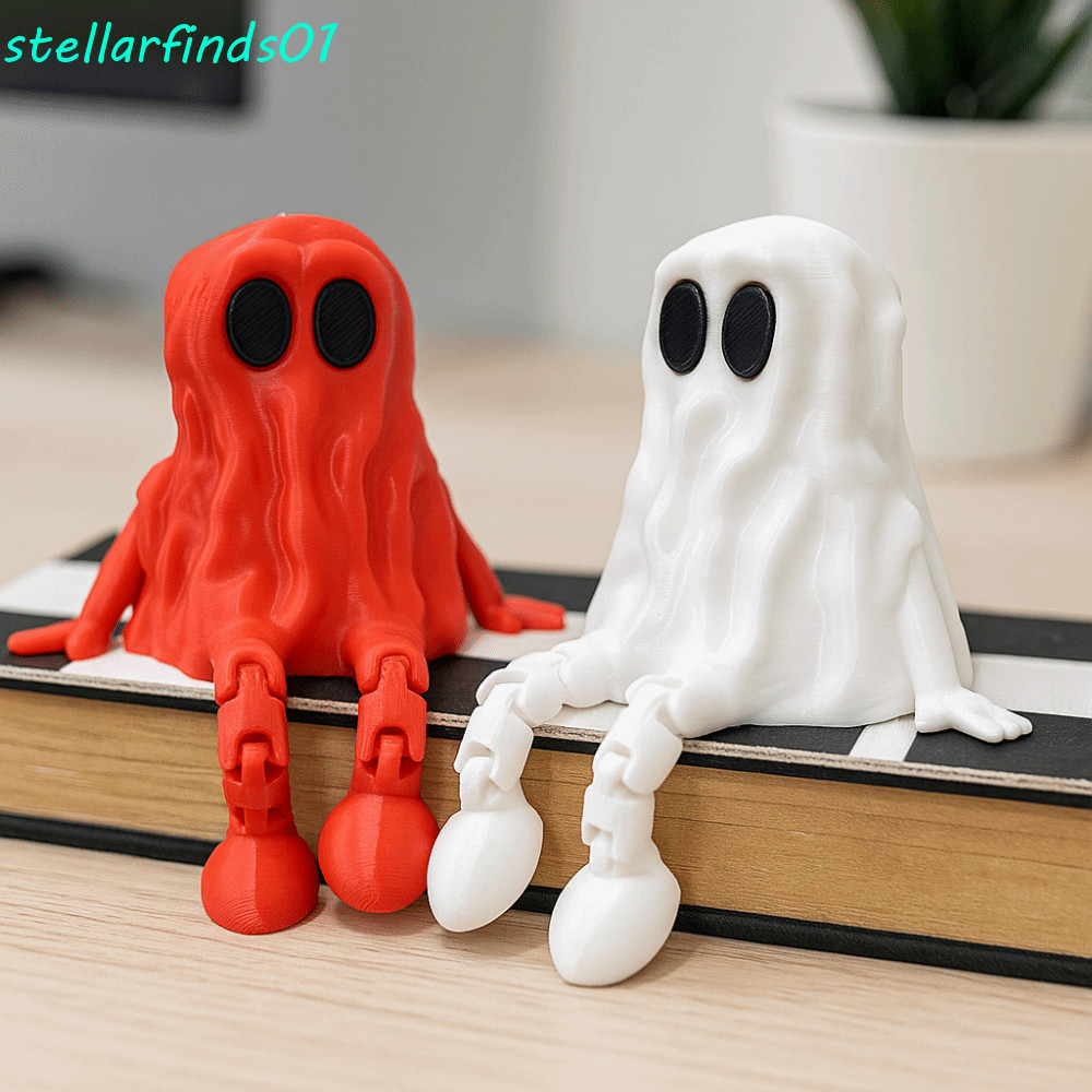 STELLARFIND 3D พิมพ์ Ghost เครื่องประดับ,มือวาด Mini Ghost Joint ตุ๊กตา ...