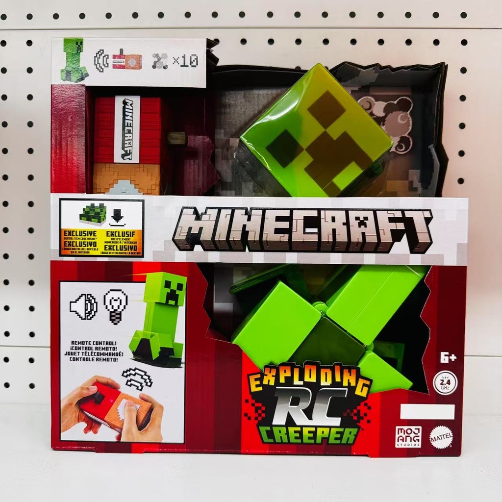 ของแท้ Mattel Minecraft Movie Wild Boss Self-Theractive Creeper Mini ...