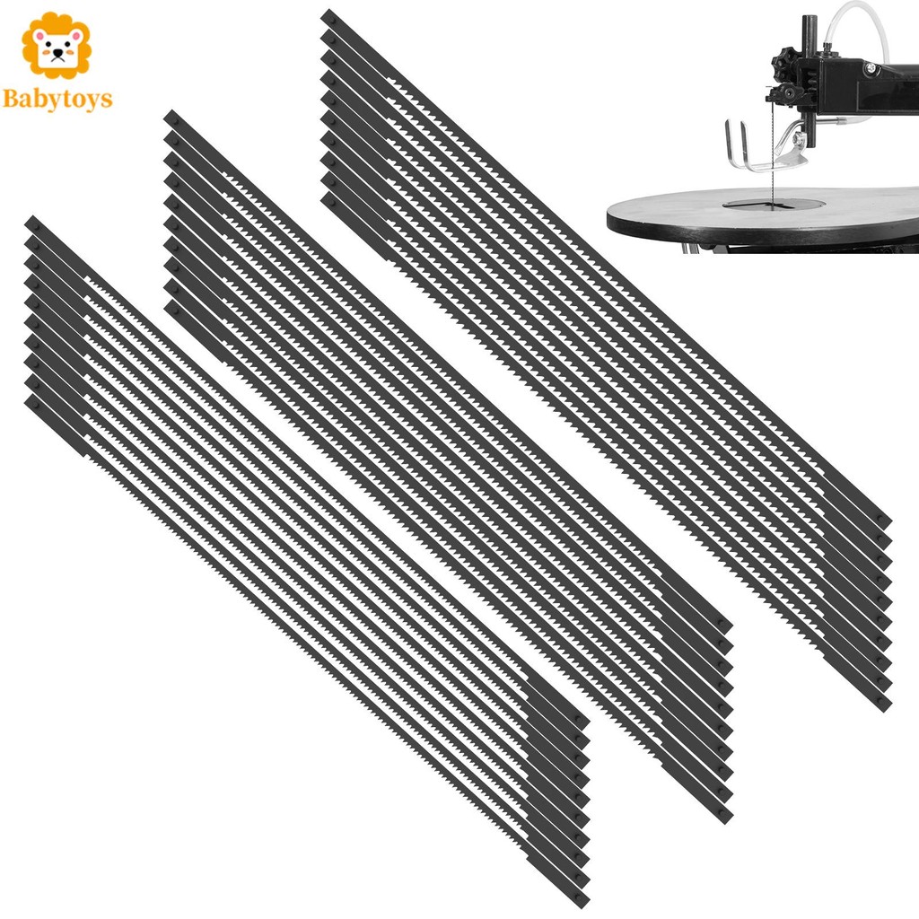 30 ชิ้นใบเลื่อย Coping ชุด 6-1/2 นิ้ว Pin End Scroll Saw Blade ...