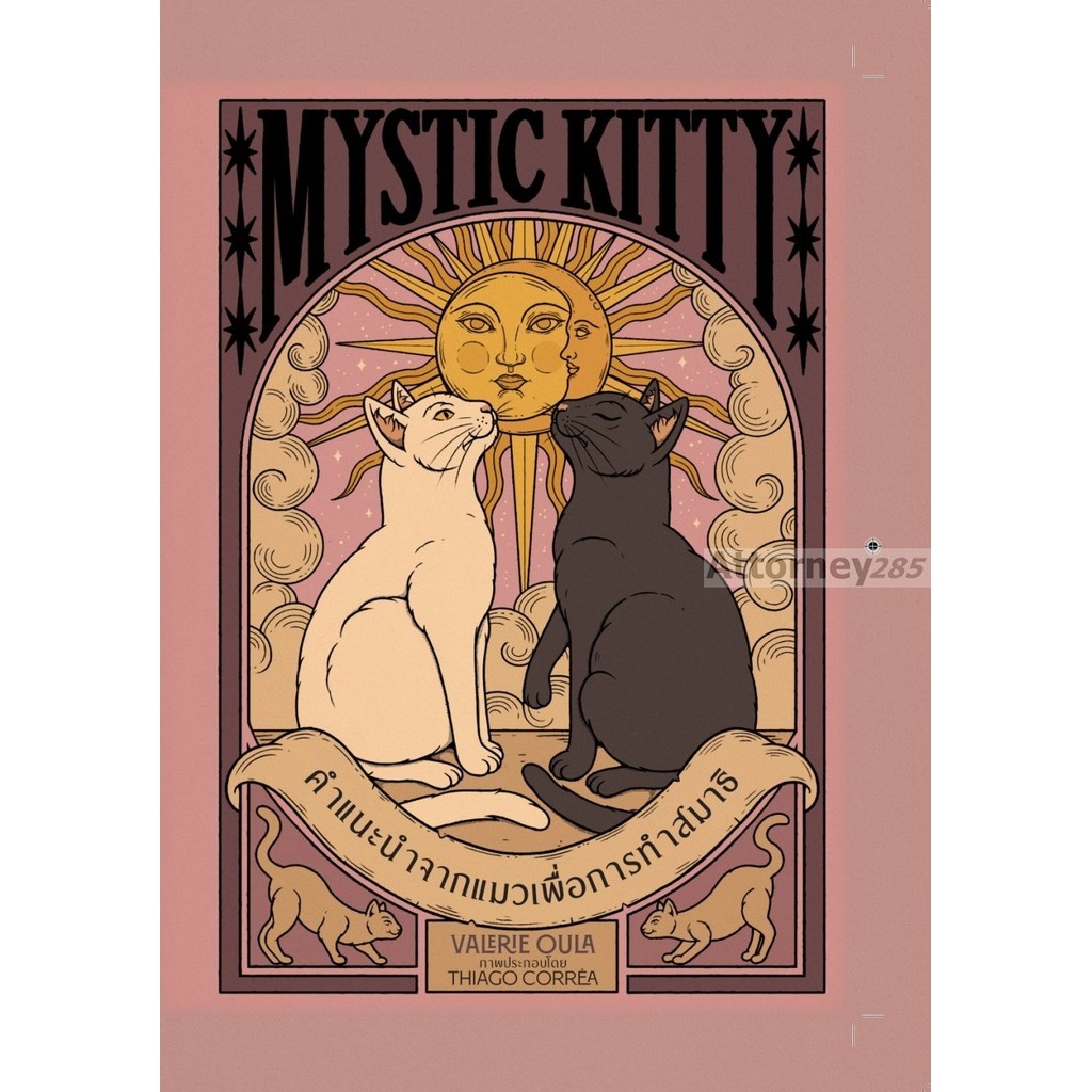 Mystic Kitty คำแนะนำจากแมวเพื่อการทำสมาธิ (ปกแข็ง) | Shopee Thailand