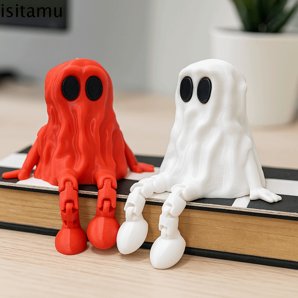 ISITAFT 3D พิมพ์ Ghost เครื่องประดับ, มือวาด Mini Ghost Joint ตุ๊กตา ...