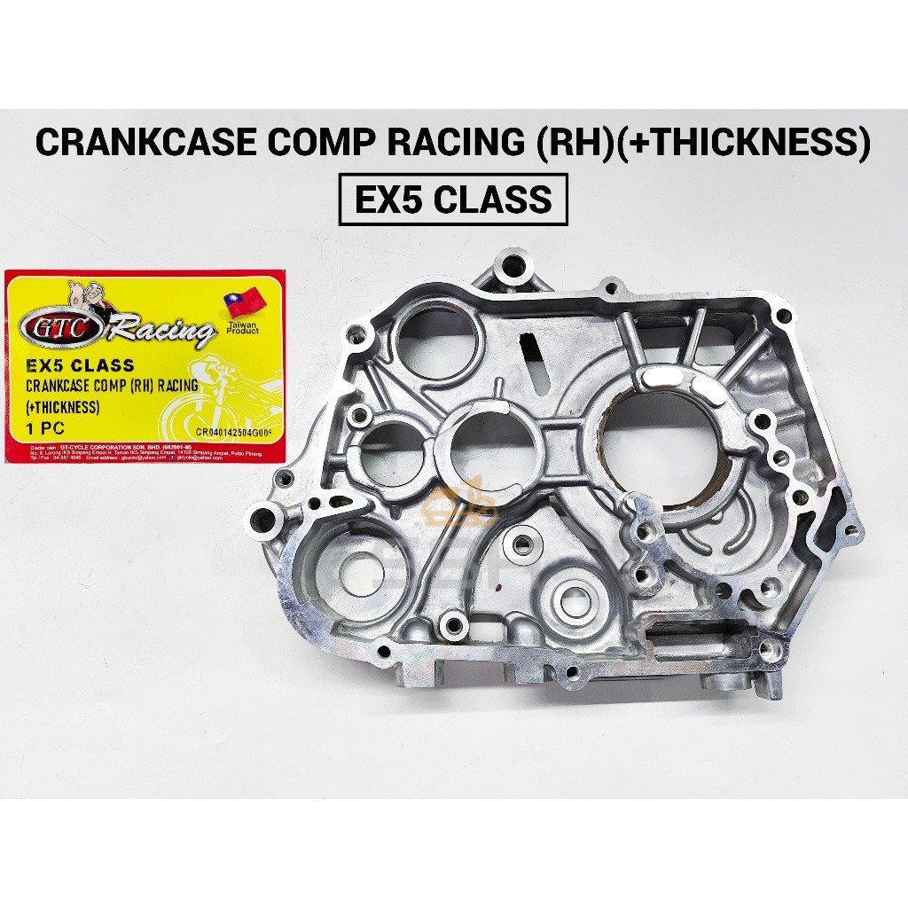 EX5 CLASS CRANKCASE COMP RACING (RH) ENGINE CRANKCASE RH TAMBAH TEBAL ...