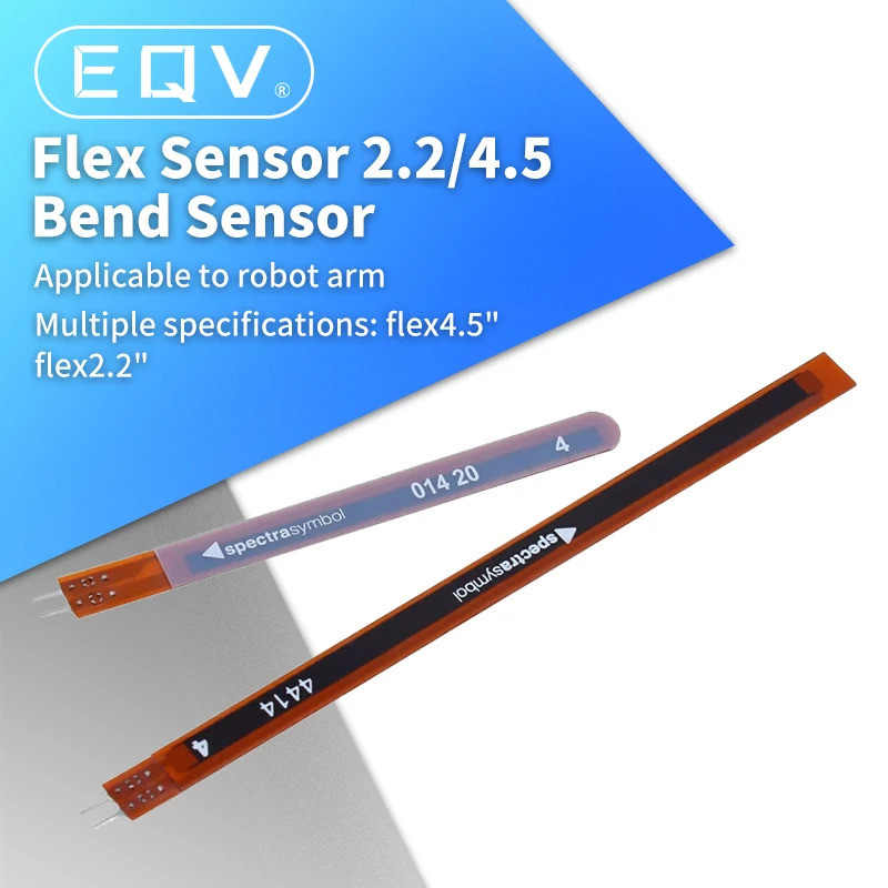อย่างเป็นทางการ Flex Sensor 2.2 นิ้ว Bend Flex Sensor สําหรับมือหุ่น ...