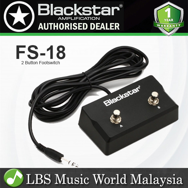 Blackstar FS-18 2 ปุ่ม Footswitch Pedal สําหรับ Blackstar Acoustic ...