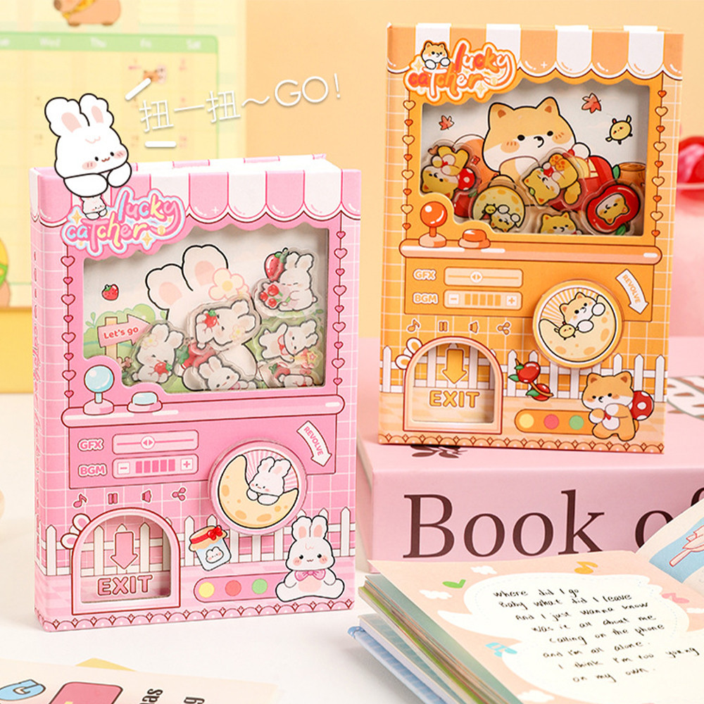 Capybara Gachaponกลไกหนังสือน่ารักการ์ตูน 64K Notebook Pocket Notebook ...