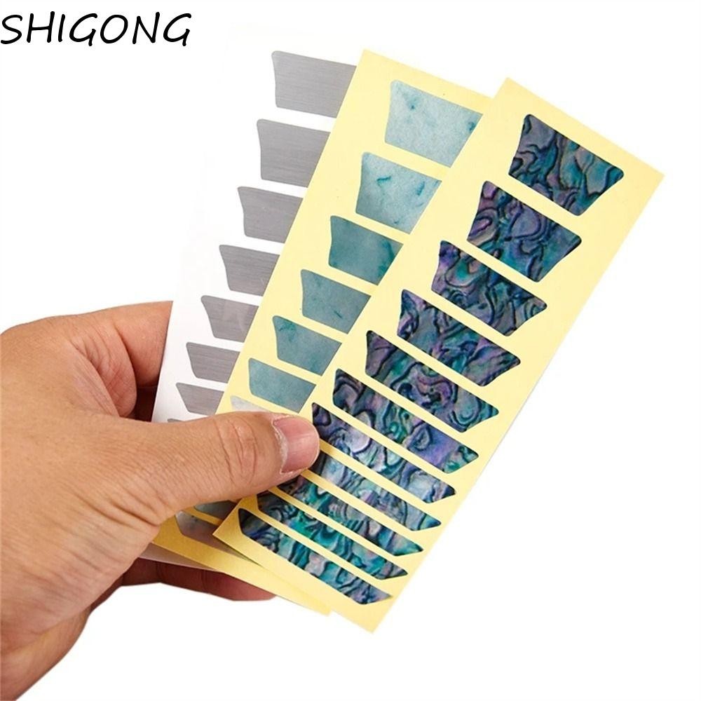SHIGONG Cross Inlay Decals กีตาร์ไฟฟ้ากีตาร์โปร่งเครื่องดนตรี Bass ...