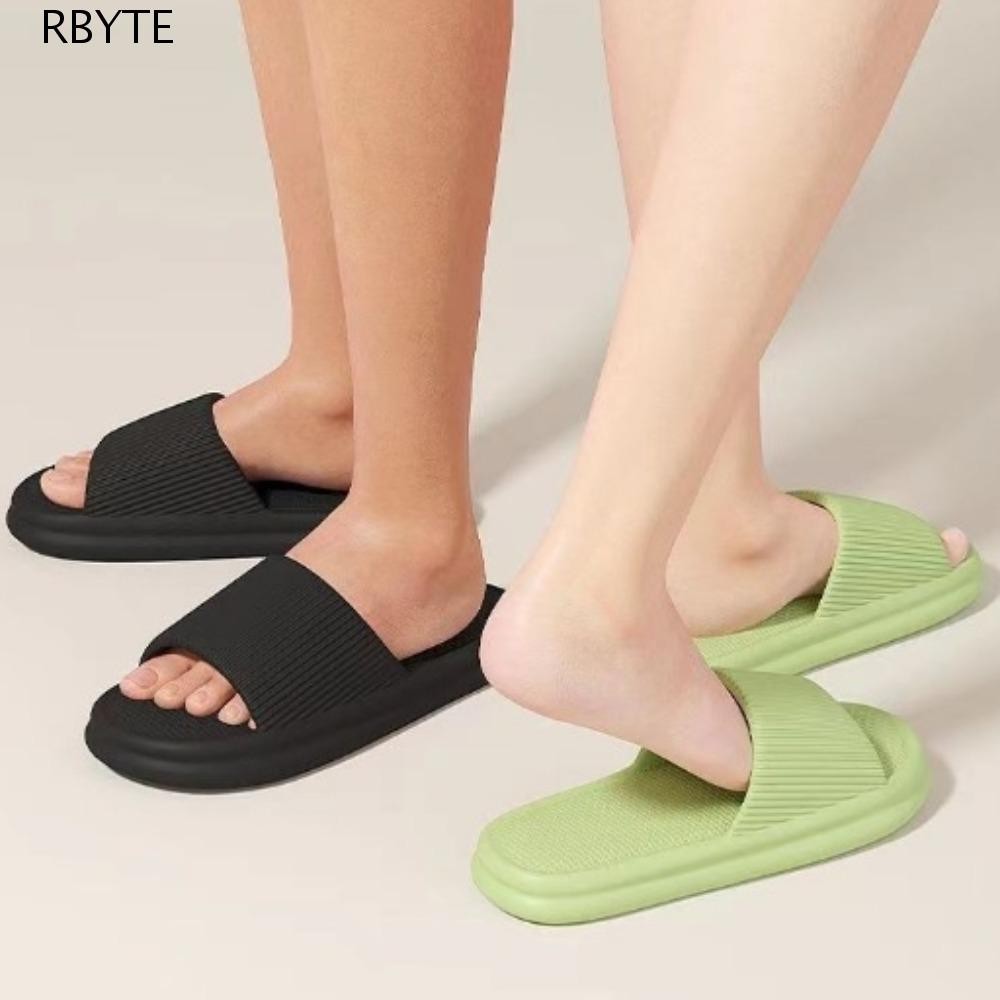 RBYTE รองเท้าแตะแพลตฟอร์มหนา พื้นมя่นิ่ม สำหรับใส่ที่บ้านและชายหาด | Shopee Thailand
