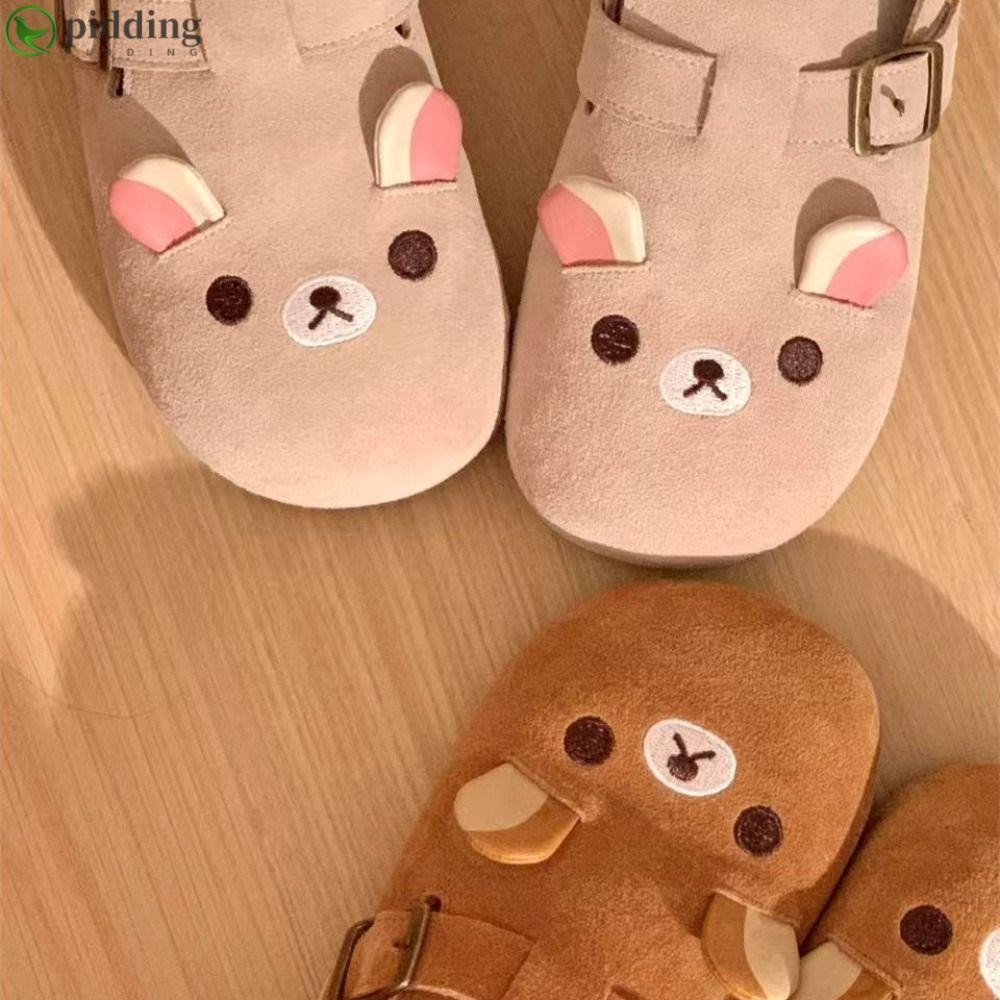 PIDDING อะนิเมะ Periphery, การ์ตูนด้านล่างหนา Rilakkuma รองเท้าผู้หญิง ...