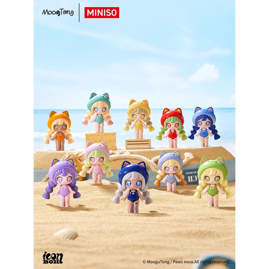 HOLA Dopamine Cat Series Mini Blind Box 6ซม. ไม่มีหมายเลข10 ชิ้น ...