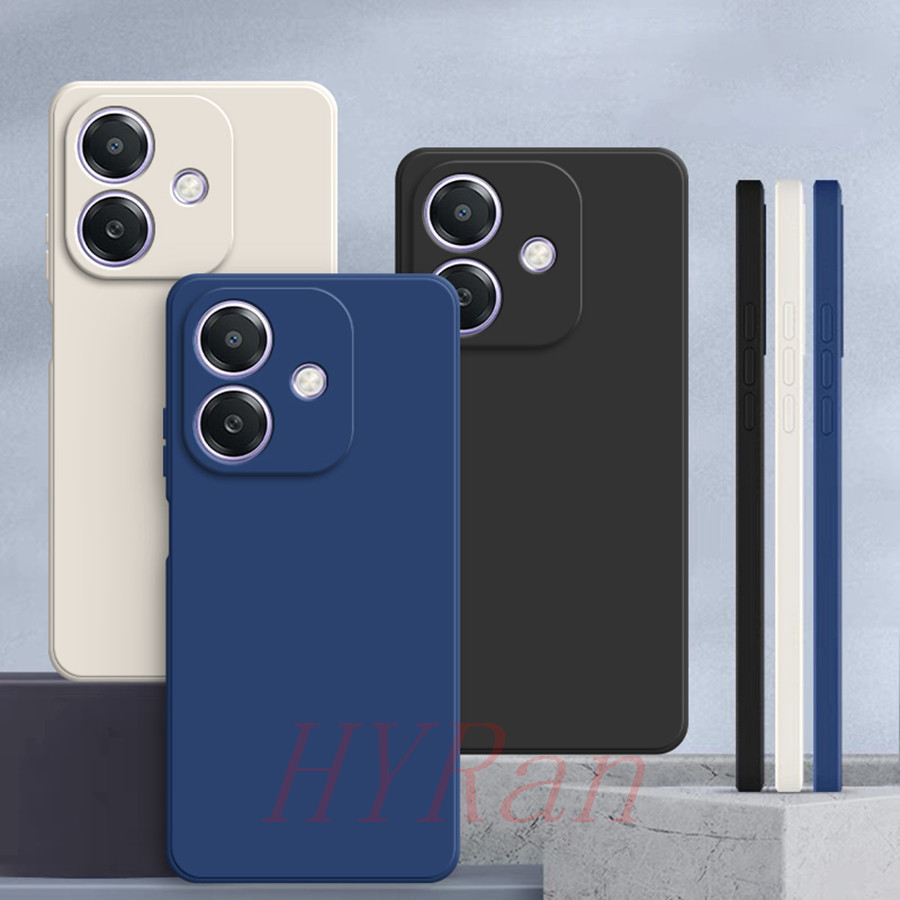 OPPO A5i Casing oppo A3/A3X/A5 Pro 5G เคสซิลิโคนสีธรรมดาเรียบง่าย YT ...