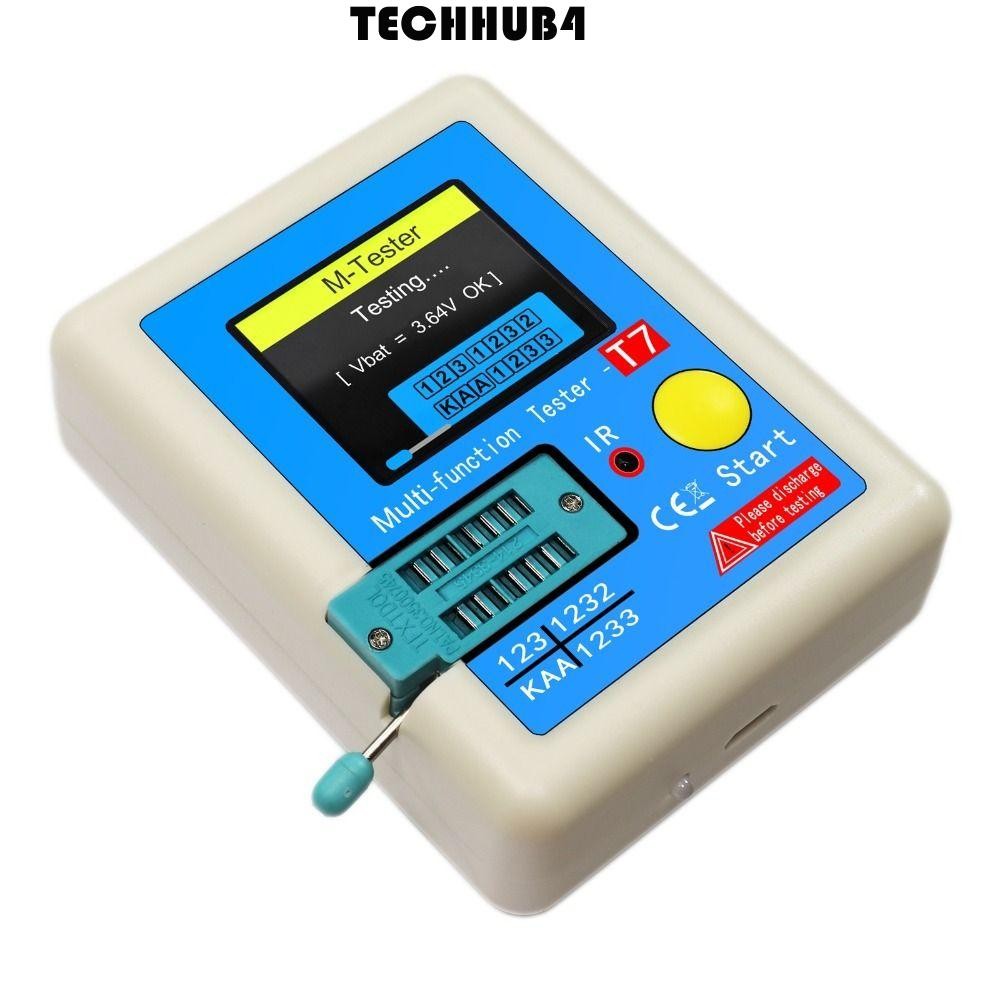 TECHHUB4 เครื่องวัดทรานซิสเตอร์, LCR-T7 Full Color Display Resistance ...