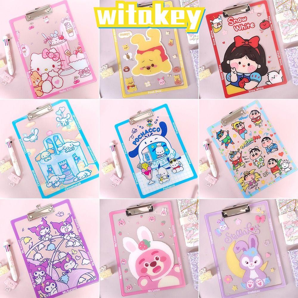 กระดานโฟลเดอร์ WITAKEY, คลิปบอร์ดเขียนเครื่องเขียนอะคริลิค, ที่ใส่กระดาษสํานักงาน/โรงเรียน ...
