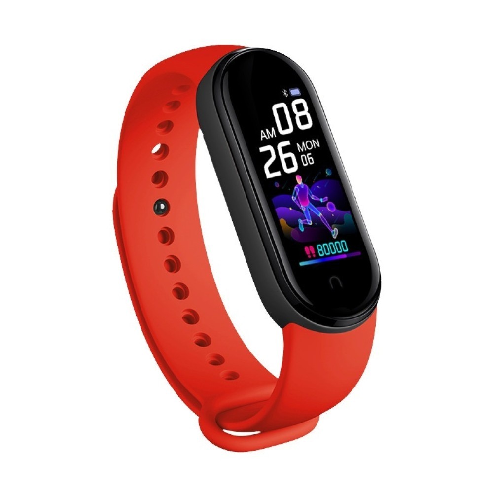 M6สมาร์ทนาฬิกาผู้ชายผู้หญิง Heart Rate Monitor บลูทูธกีฬา Smartwatch ...